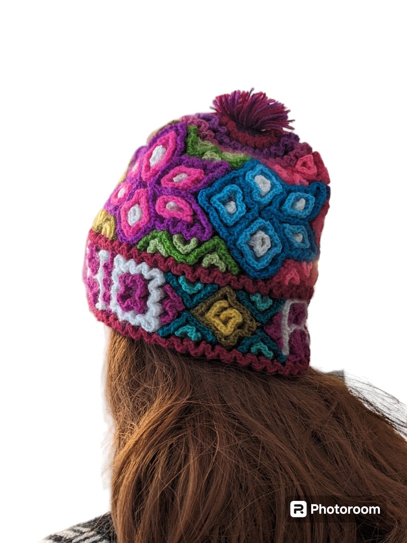 Handmade Peruvian Hat/chullo ayacucho Unique Design Extra Soft Winter Hat to Protect You From ...