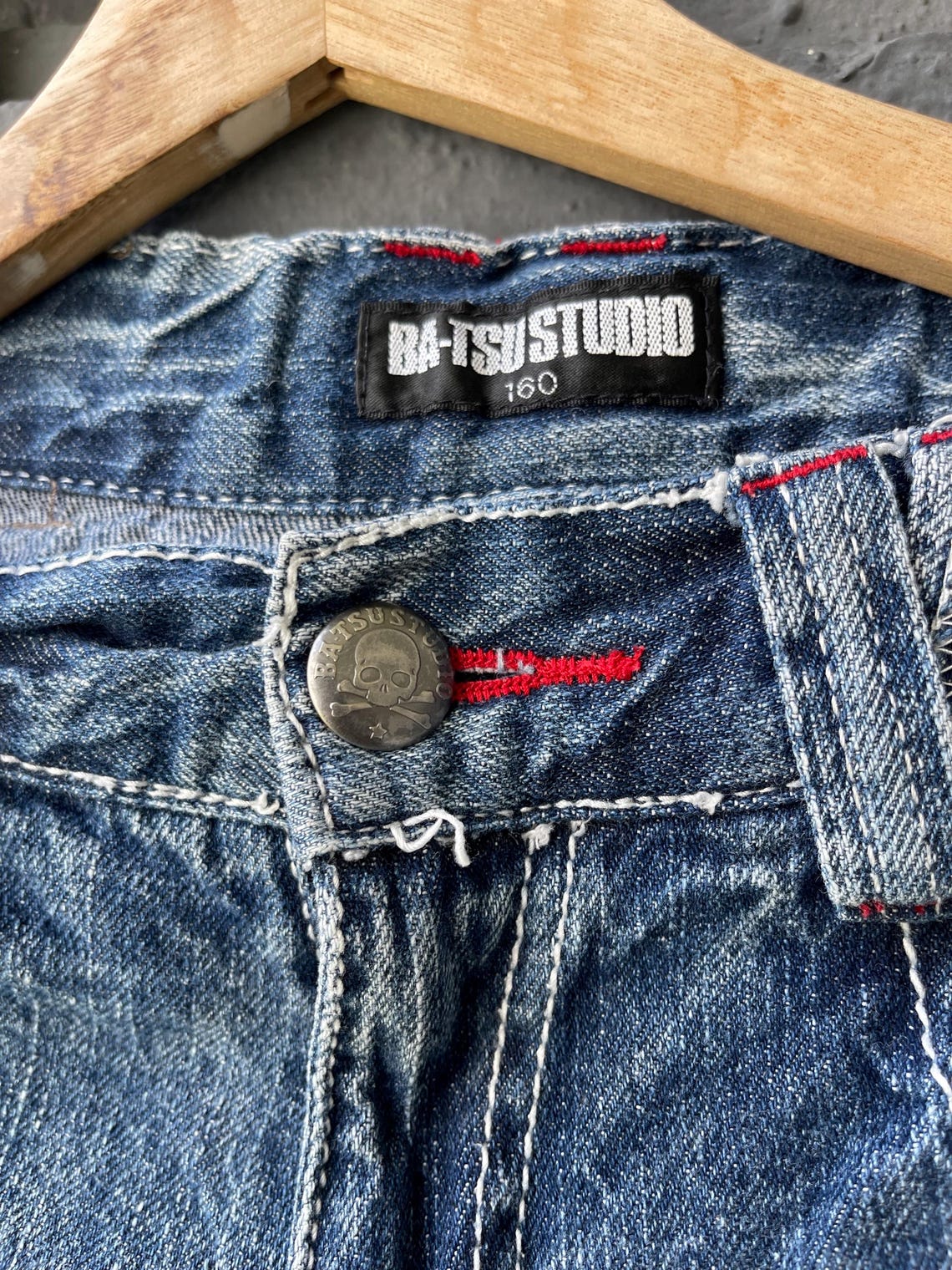 Batsu Studio Japan Jeans - Etsy