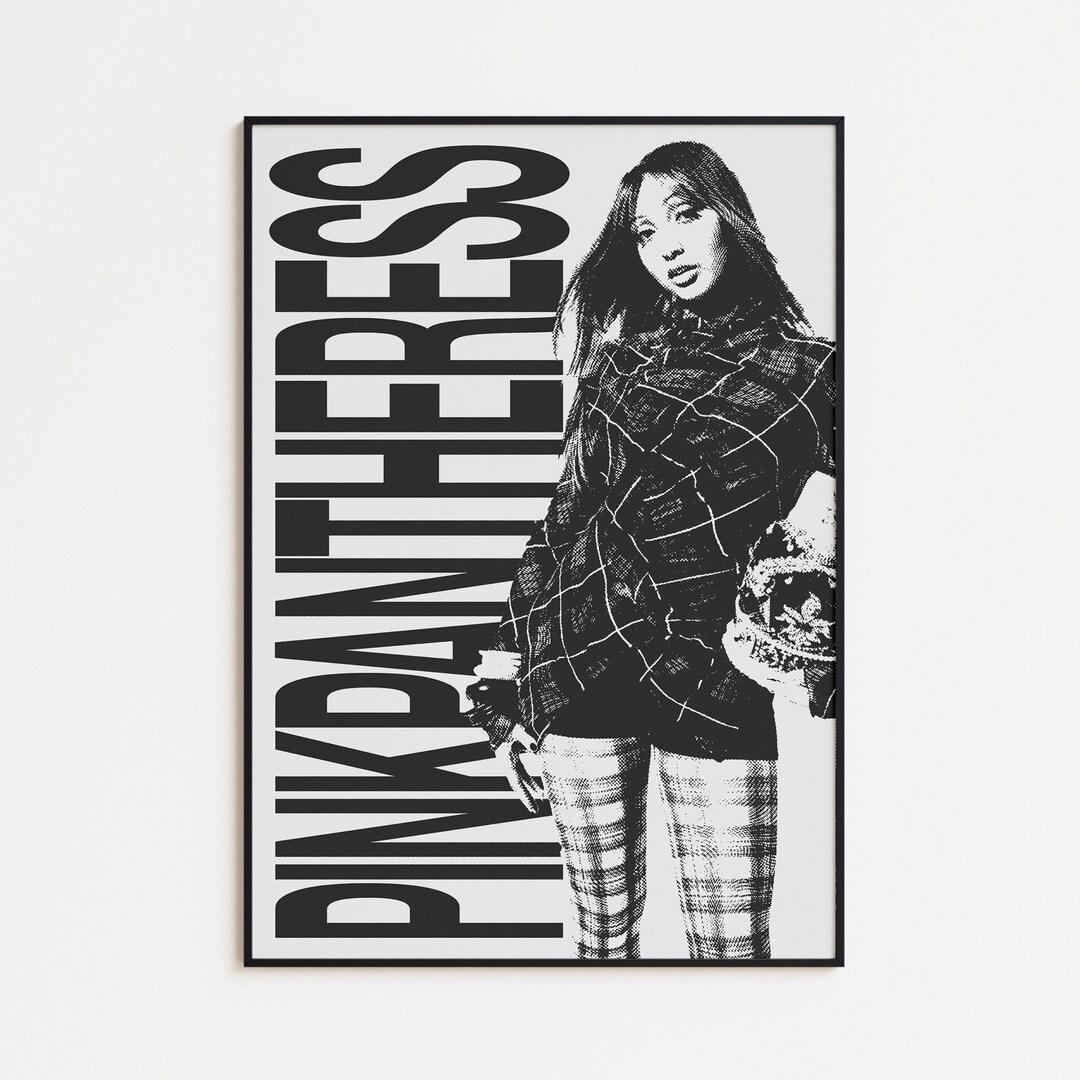 Pinkpantheress-inspired Xerox Digital Poster | Alt Pop Music Print ...