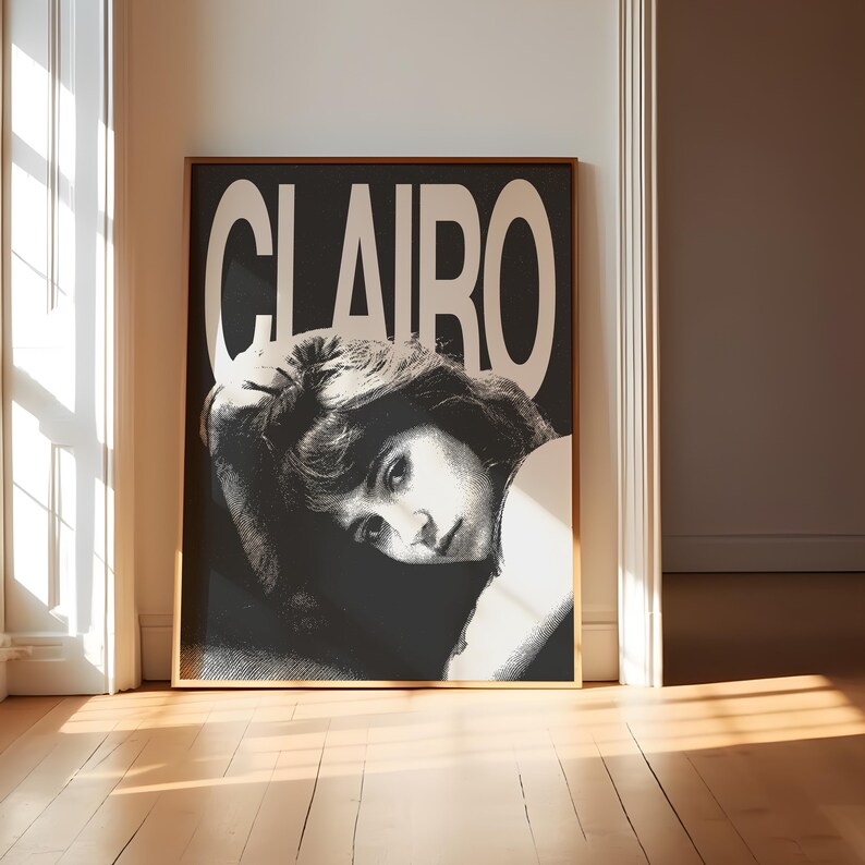 Clairo-inspired Xerox Digital Poster | Alt Pop Music Print, Teen ...