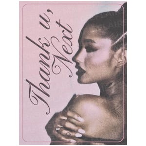 Ariana Grande Poster | Thank U, Next Album | Wall Art | Pop R&B Music ...