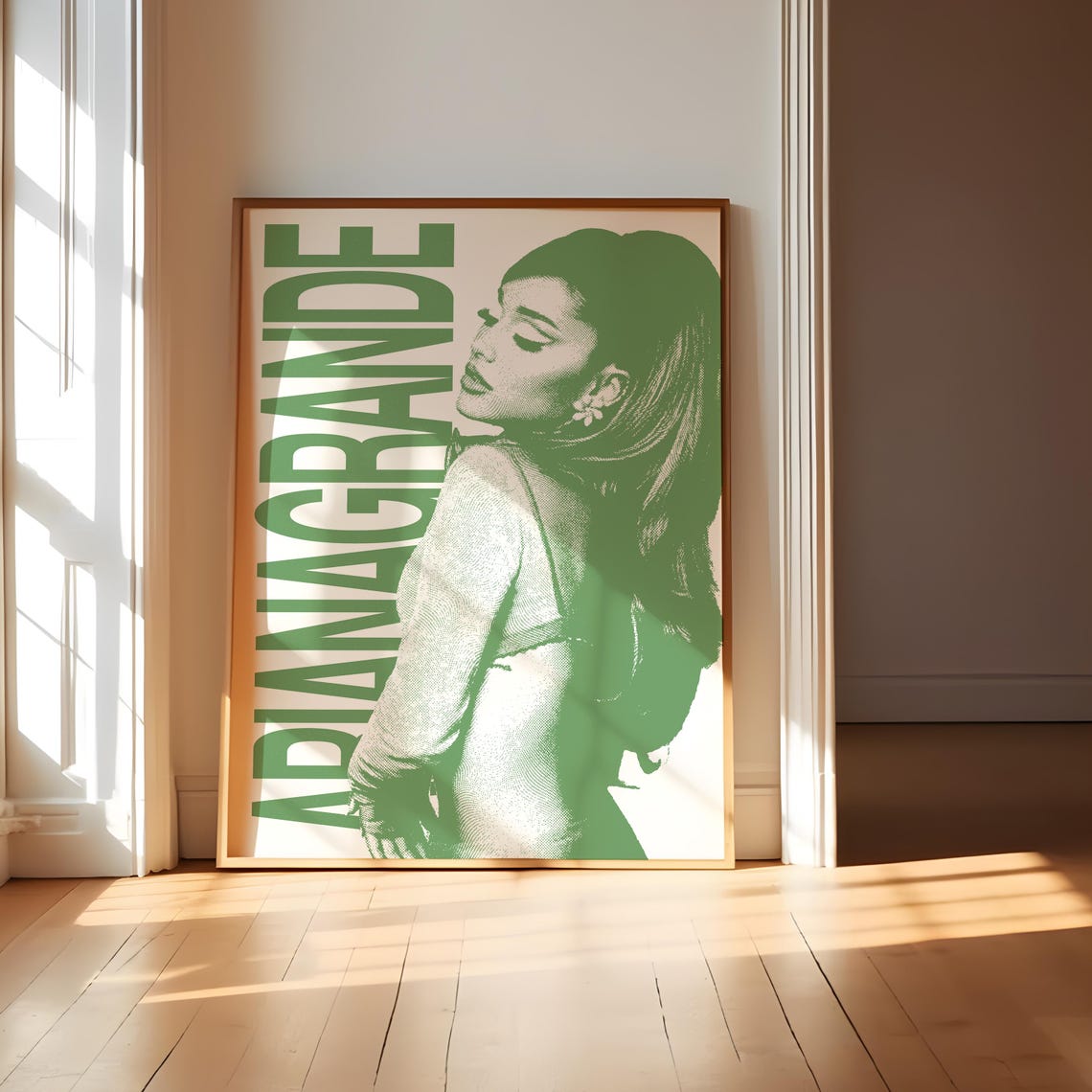 Ariana Grande-inspired Xerox Digital Poster | Pop R&B Music Print, Teen ...