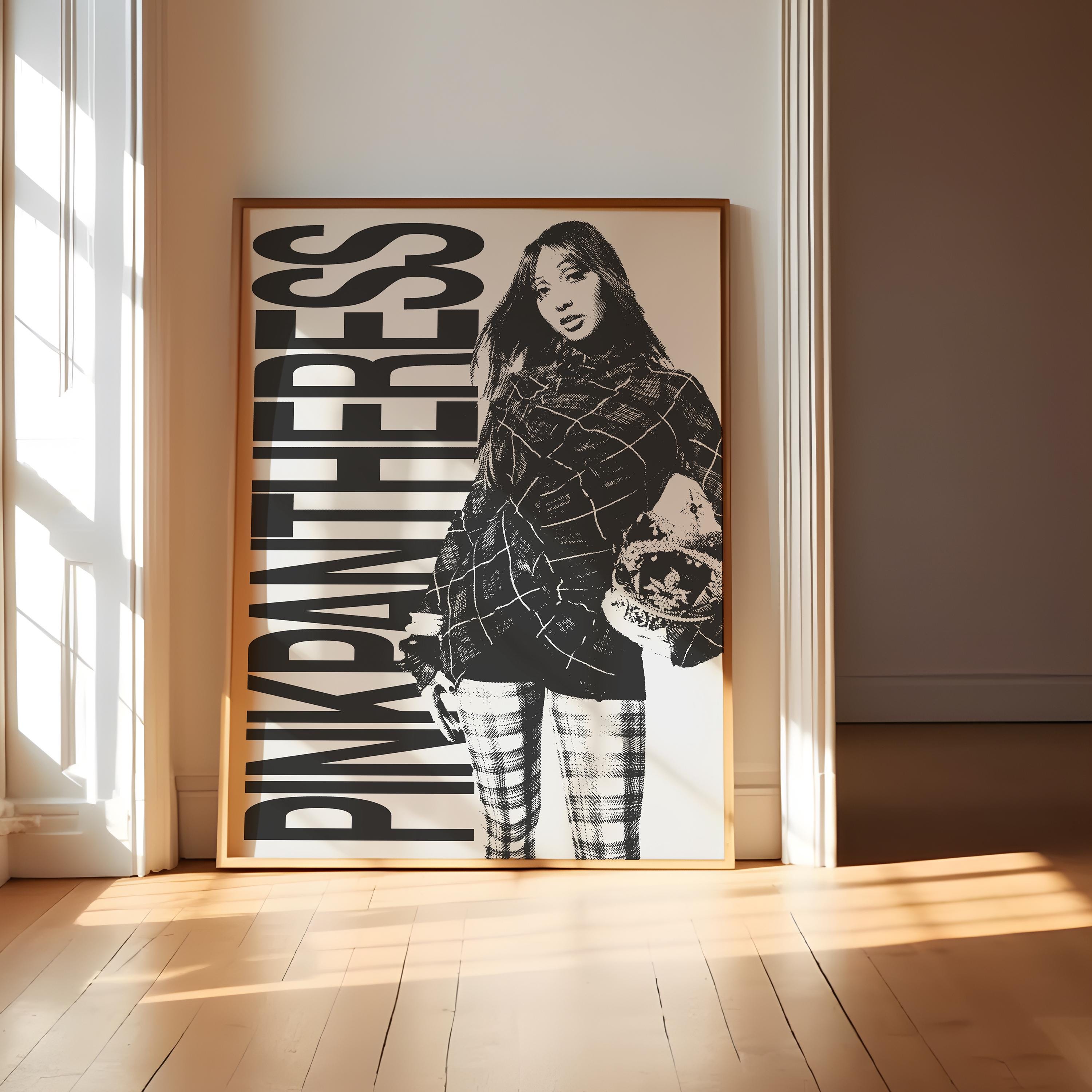Pinkpantheress-inspired Xerox Digital Poster | Alt Pop Music Print ...