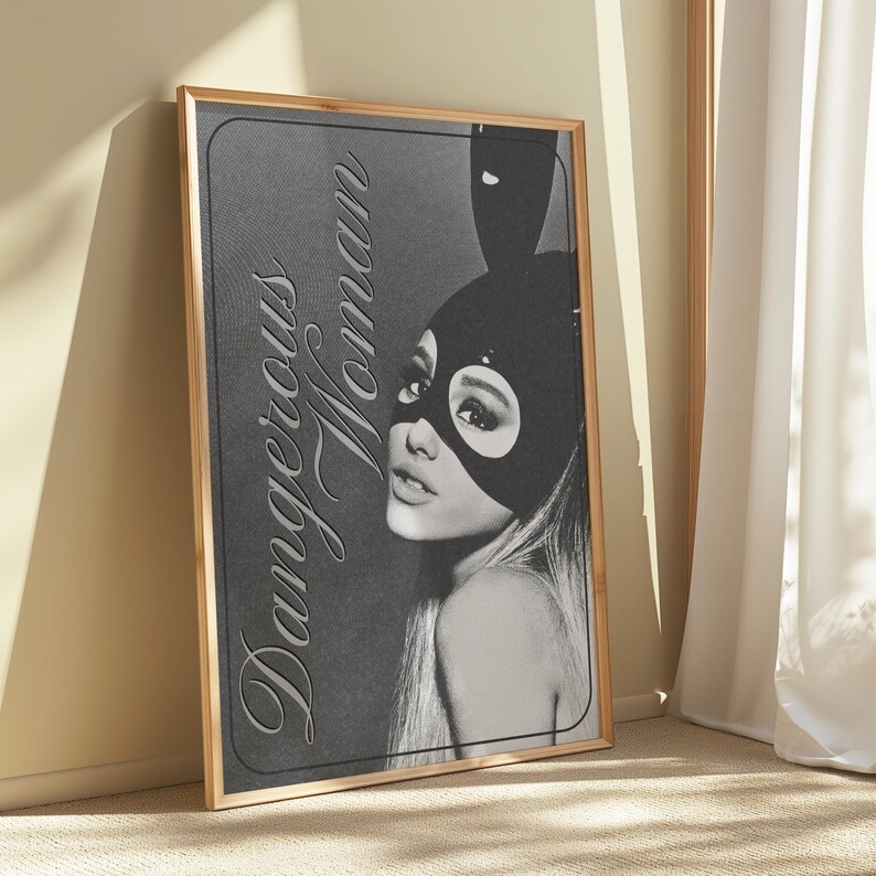 Ariana Grande Poster | Dangerous Woman Album | Wall Art | Pop R&B Music ...