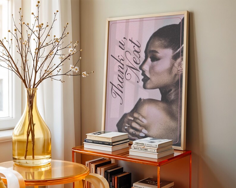 Ariana Grande Poster | Thank U, Next Album | Wall Art | Pop R&B Music ...