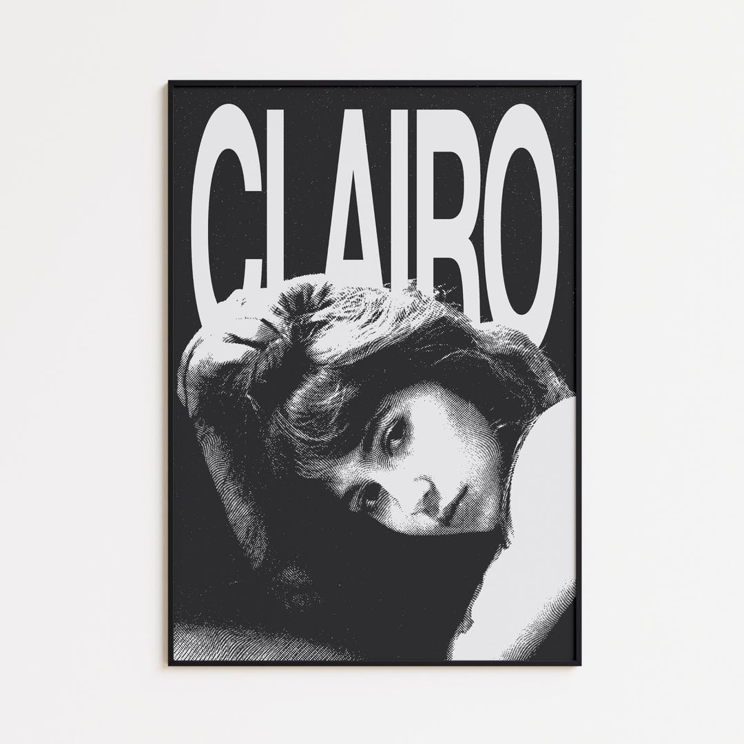 Clairo-inspired Xerox Digital Poster | Alt Pop Music Print, Teen ...
