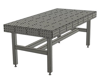 Welding Table 4 X 4 48 X 48 X 1/4 Inch Steel & Accessories Imperial Fab ...