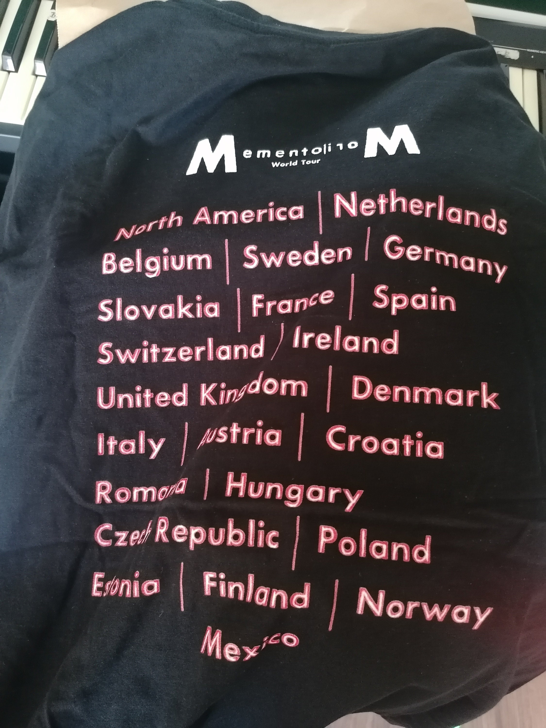 Memento Mori World Tour 2023 Front and Back Design - Etsy