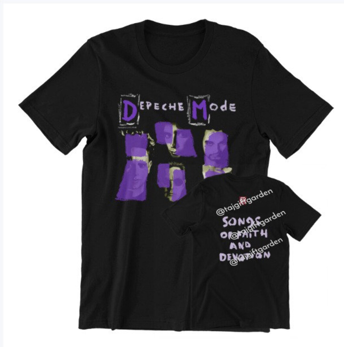 Depeche Mode Front and Back Design Sofad Ver 2. T-shirt - Etsy