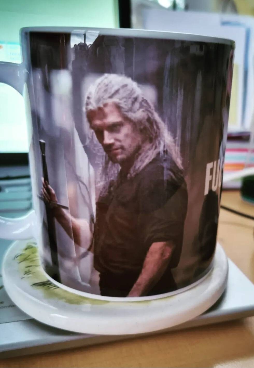The Witcher Mug White Mug, 11oz, Henry Cavill, Witcher Mugs, Netflix ...