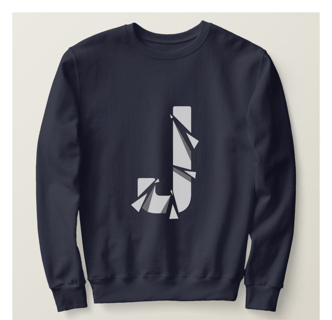 Simple Design of J Mens Logo Long-sleeved T-shirt - Etsy Hong Kong