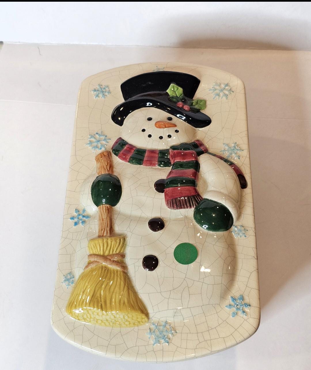 Vintage New Debco Loaf Pan With Snowman Lid – Rare Holiday Bakeware ...
