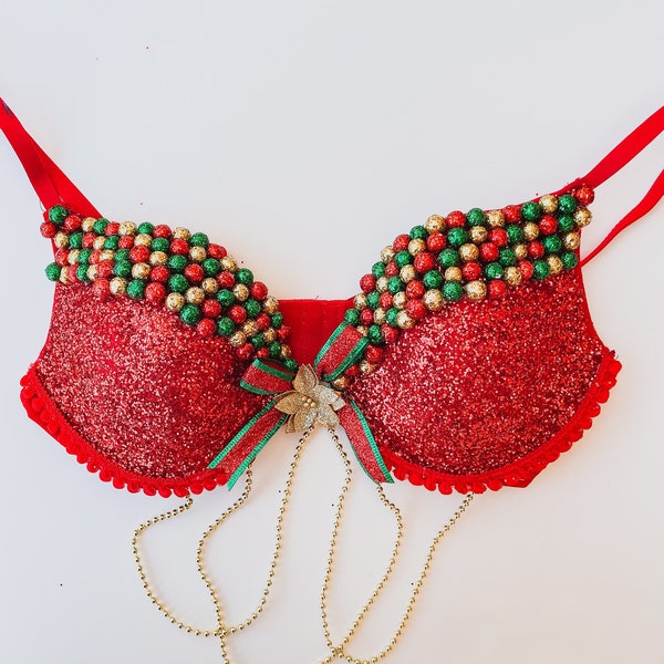 Decorated Bra - Etsy