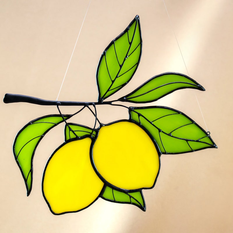 Lemon Suncatchers - Etsy