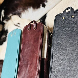 Tooled Leather With Cowhide Hot Iron Case - Etsy