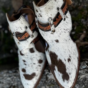 Cowhide Mules Size 8, and 9 (exact Prints) - Etsy