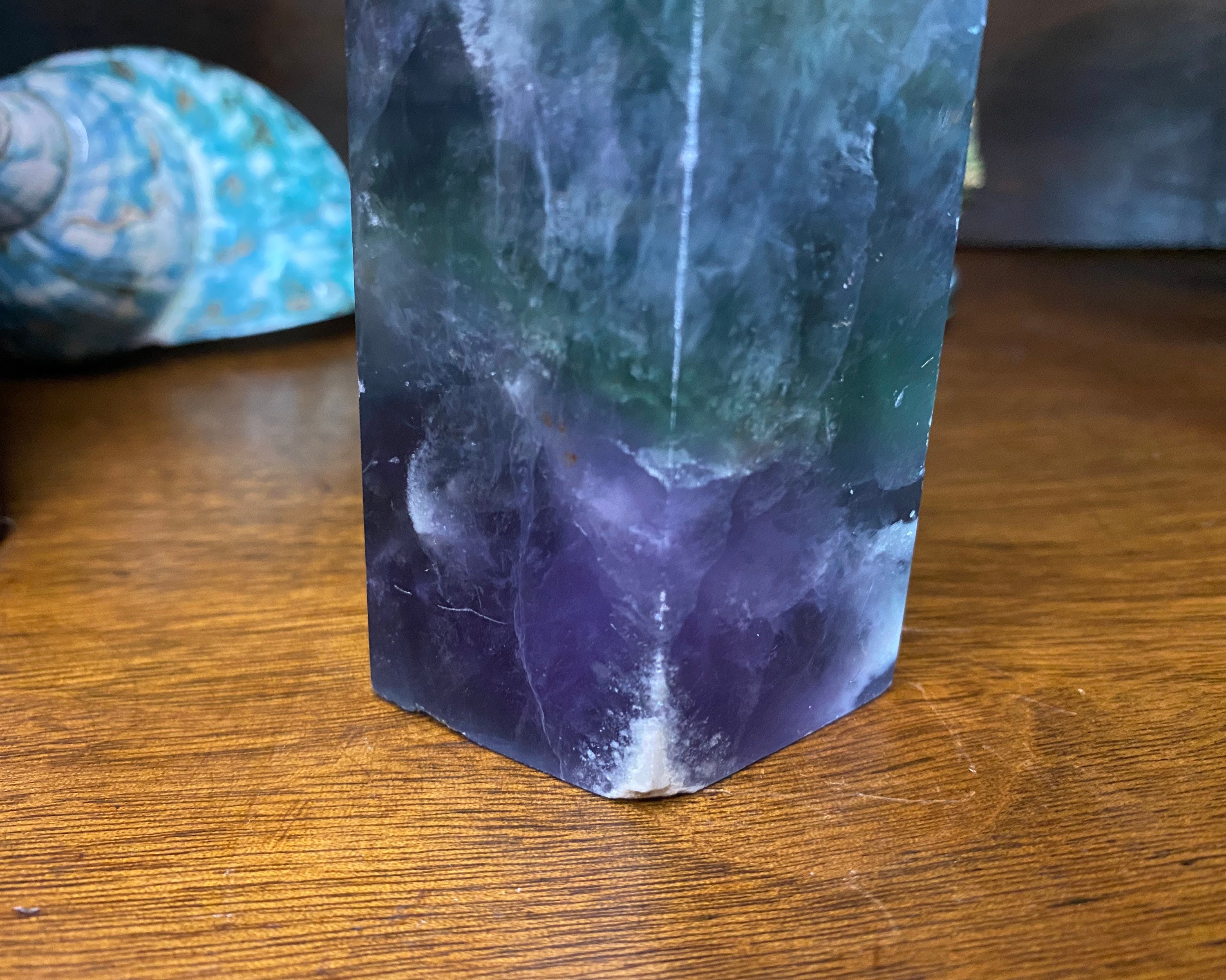 Rainbow Fluorite Tower - Etsy