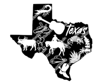 Lone Star Texas Svg | Etsy