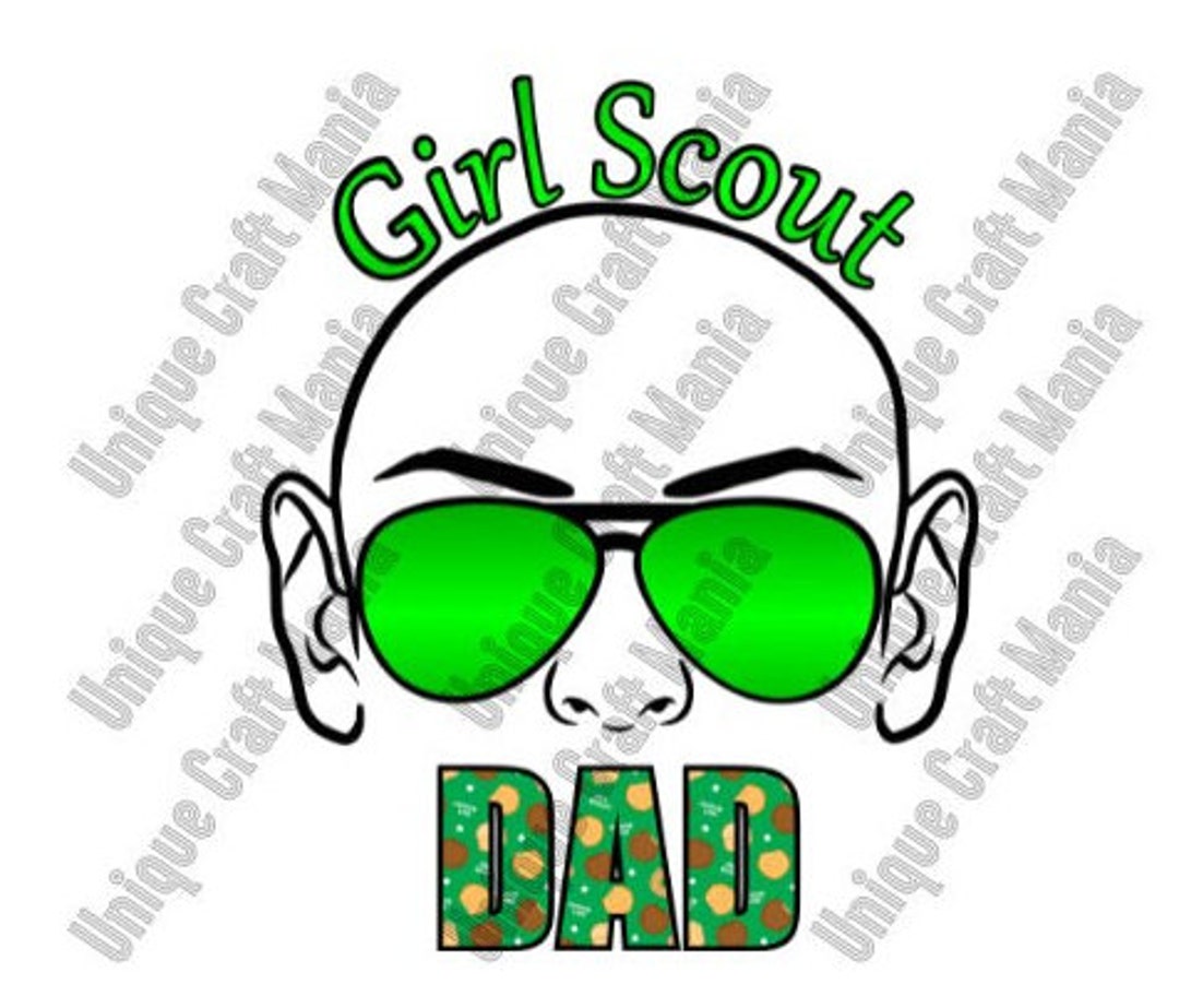Girl Scout Dad Bald Life Bald Dad Girl Scout Cool Glasses - Etsy
