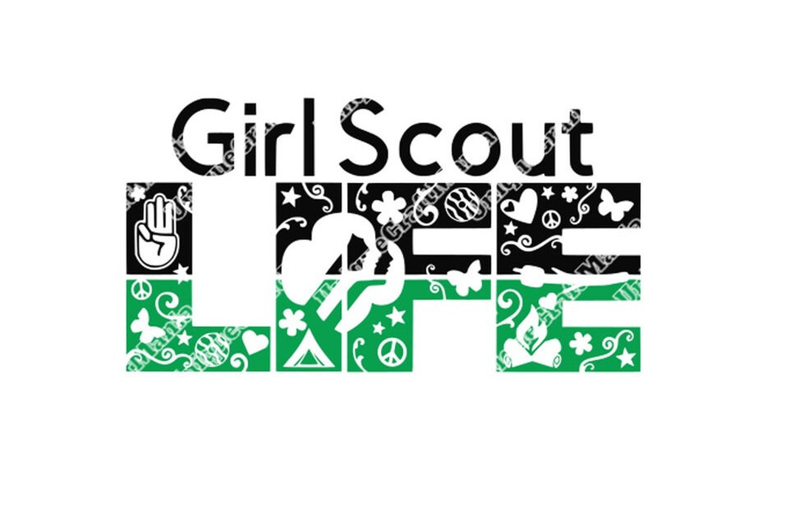 Girl Scout Life, Girl Scout, Scout, Printable, PNG, SVG, Digital ...
