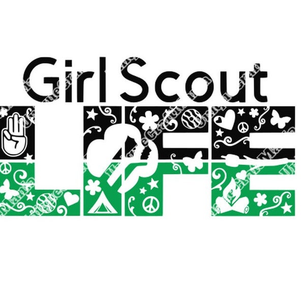 Girl Scout Life Svg - Etsy