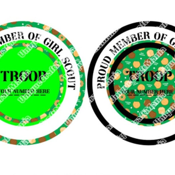 Girl Scouts Troop Flag - Etsy