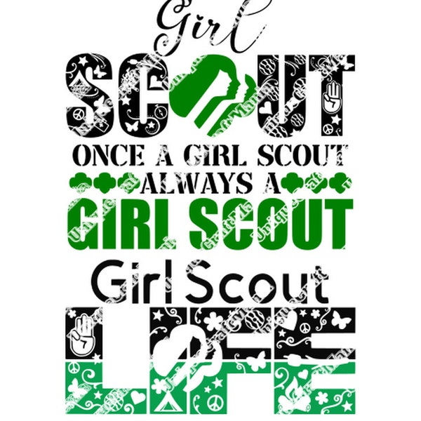 Girl Scout Life Svg - Etsy