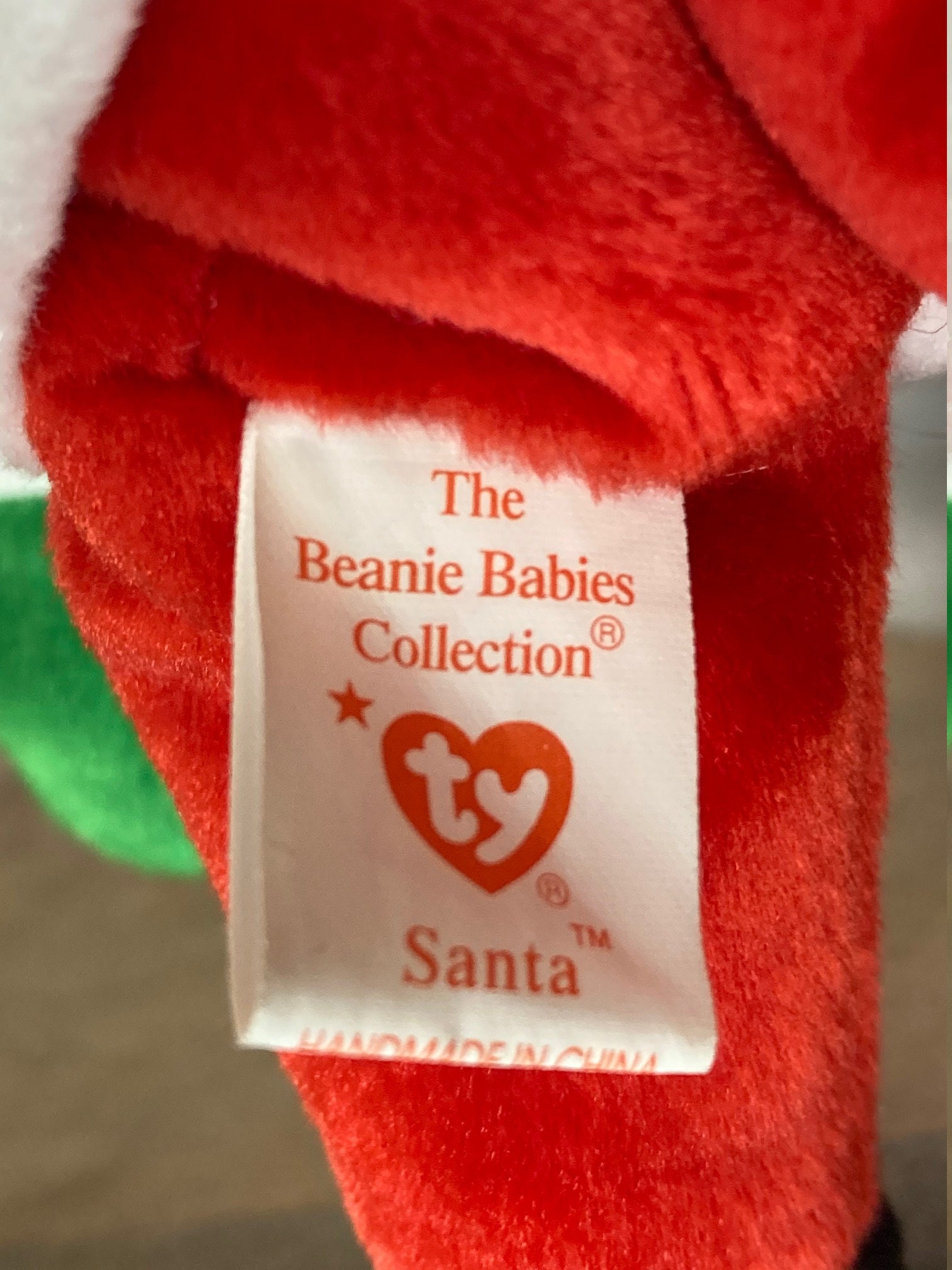 TY Beanie Baby Santa Original 1998 Perfect Condition - Etsy