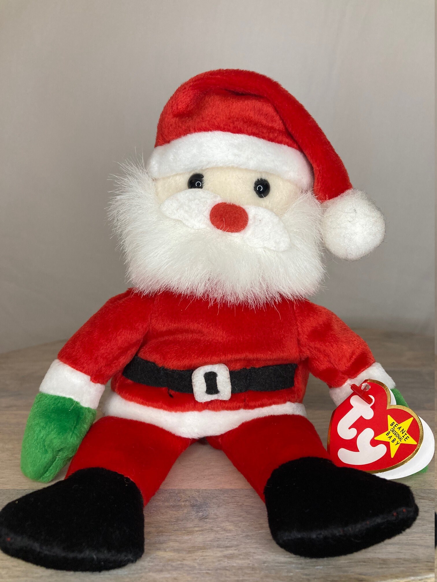TY Beanie Baby Santa Original 1998 Perfect Condition - Etsy