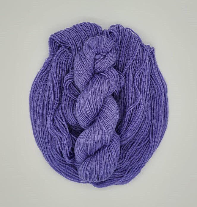 Periwinkle 2022 Color of the Year, Hand-dyed Yarn, Sock/fingering, DK ...