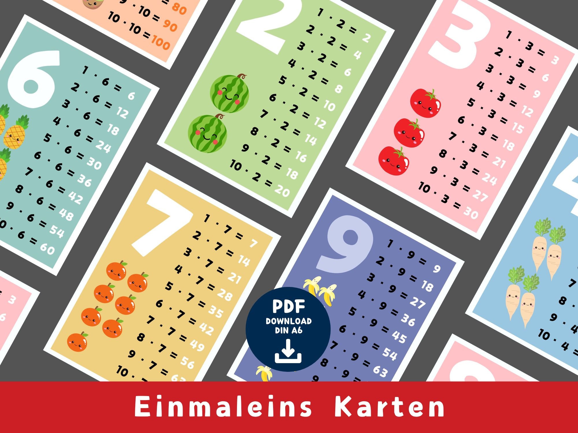Multiplication Tables PDF | the Little Multiplication Table to Print ...