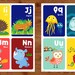 ABC Alphabet Cards Flashcards German Letters for Children - Etsy