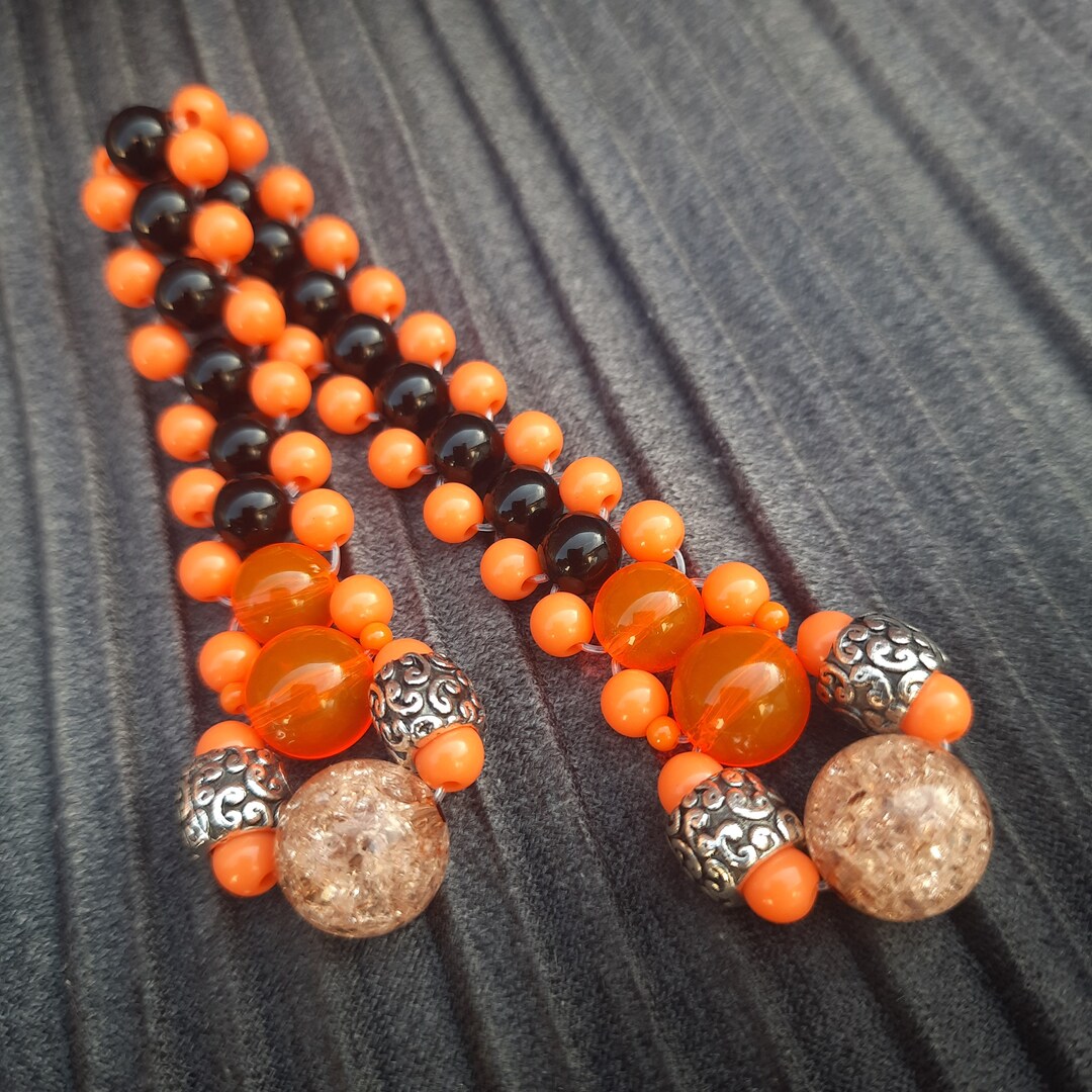 Chetki orange Mystic Rosary, Anti-stress Meditation and Finger Training ...