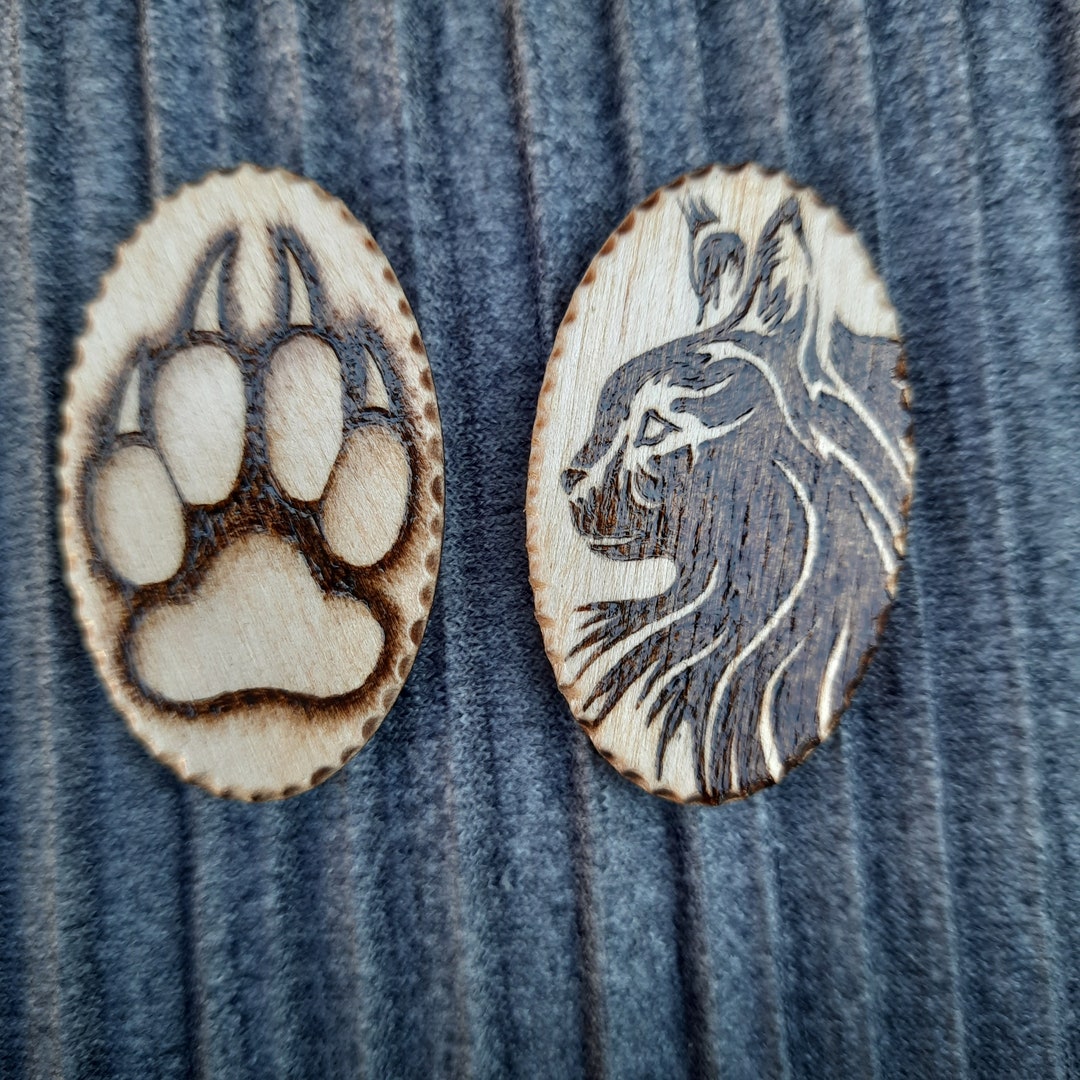 Magnetic Wooden Slider cat Paw Clicker Antistress, Handmade SCU: 3-15 ...