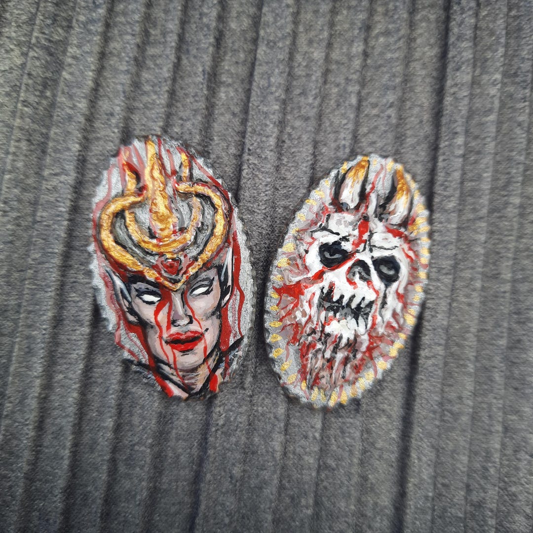 Magnetic Slider "scary Mask" Clicker, Handmade Edctoy Pocket Toys (SCU ...