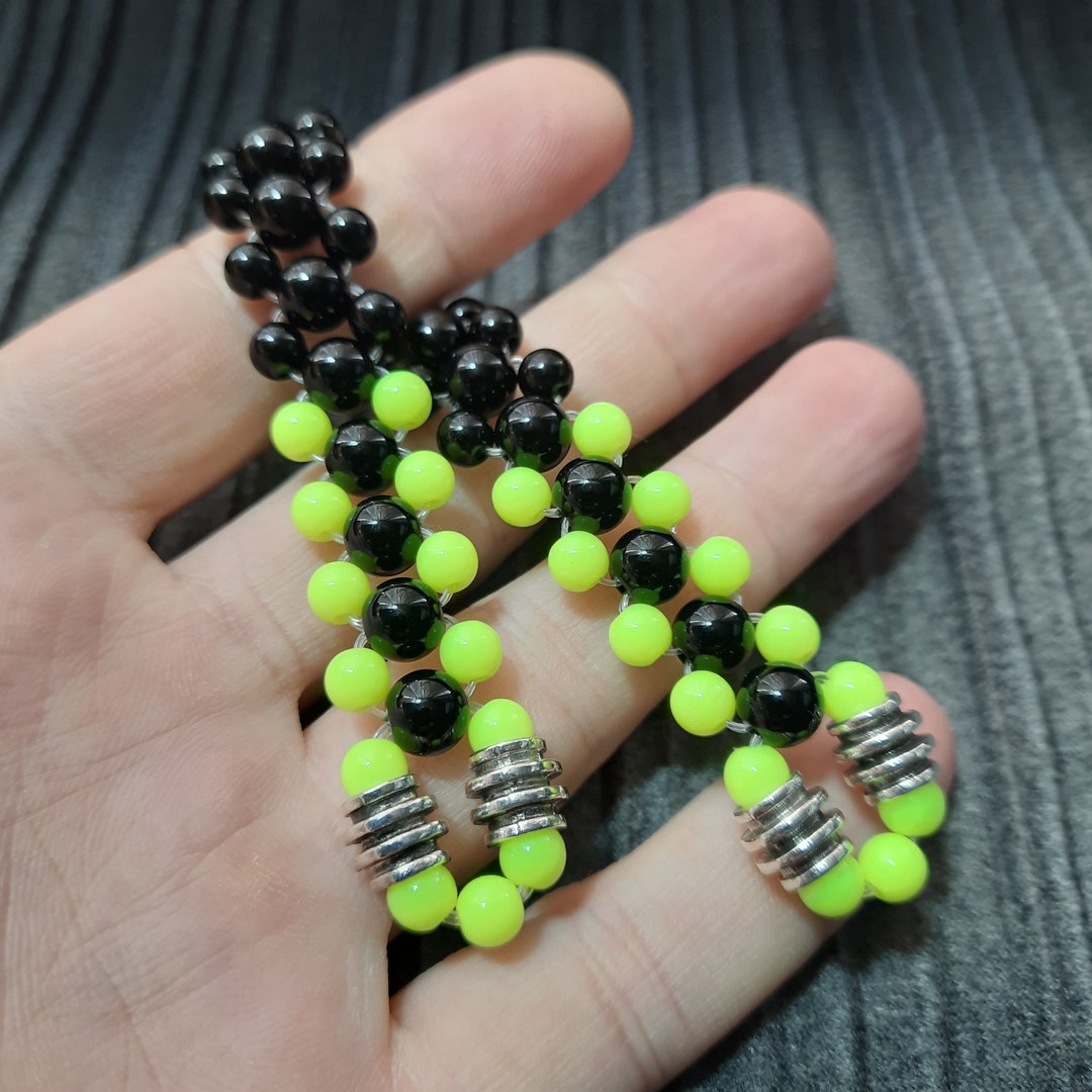 Chetki pocket Cyberpunk V3, Flip Rosary Antistress, Skilltoy, Handmade ...