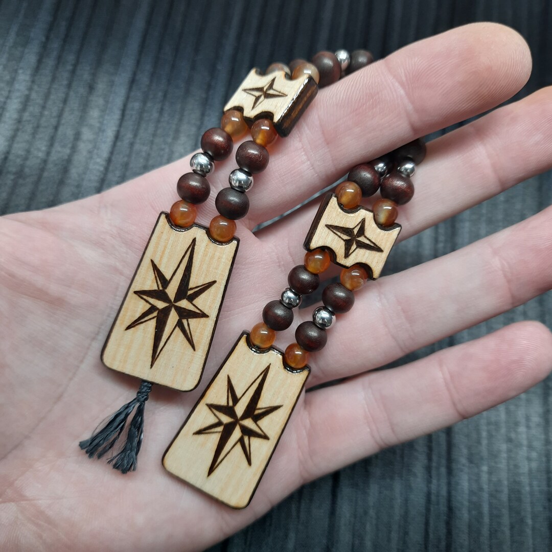 Chetki Wood lucky Traveler V2, Handmade, Rosary, Anti-stress Meditation ...