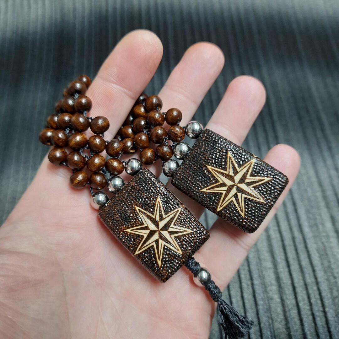 Chetki Wooden wind Rose Flip Rosary, Anti-stress and Finger Training, Anxiety Beads SCU: 250104 ...