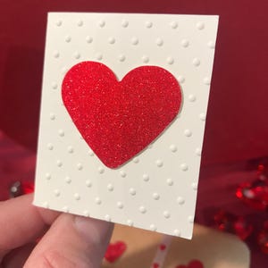 Mini Heart Cards - Etsy