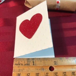Mini Heart Cards - Etsy