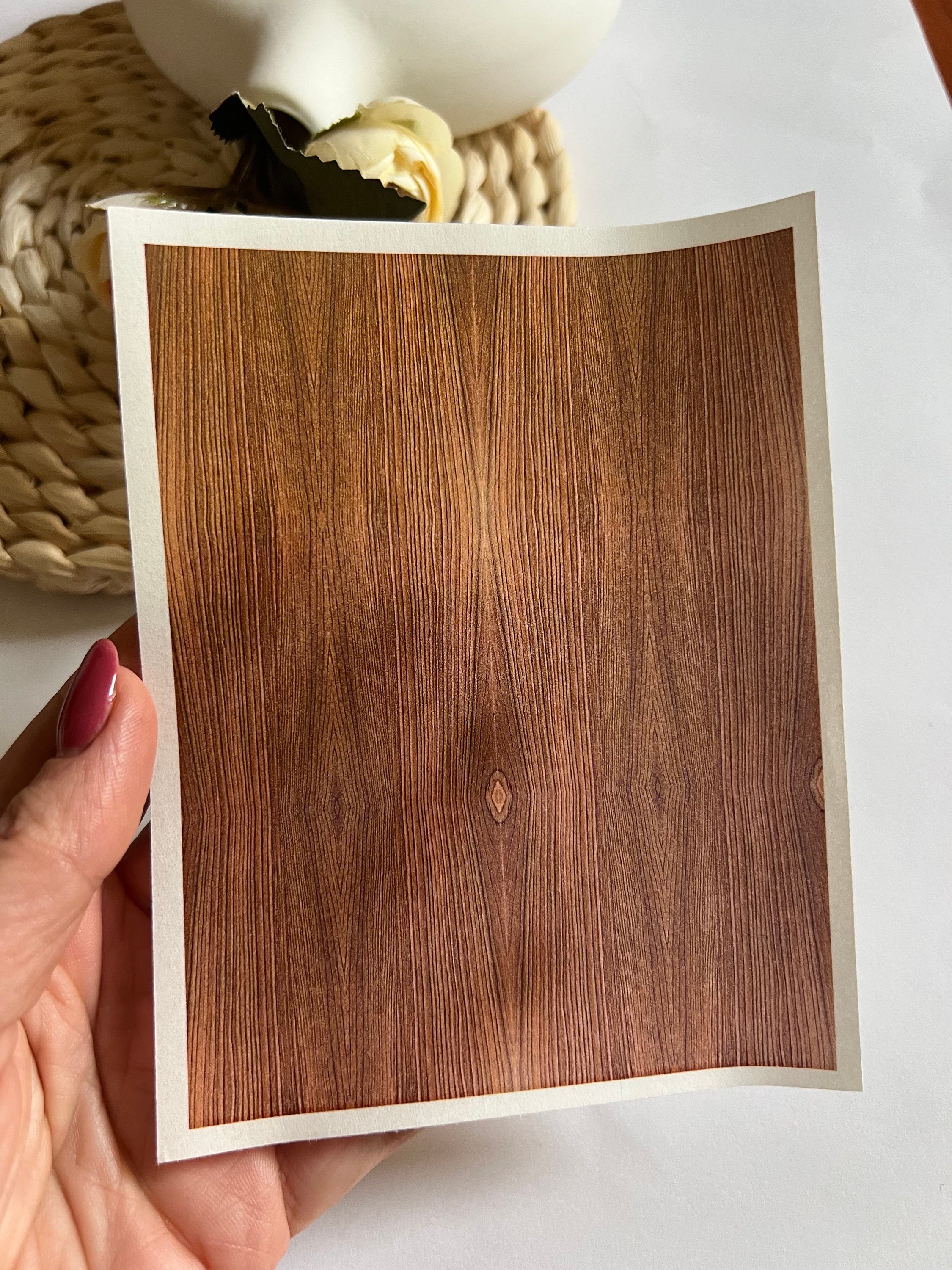 Wood Texture Clay Transfer Sheets: Polymer Clay Image Transfers - Etsy