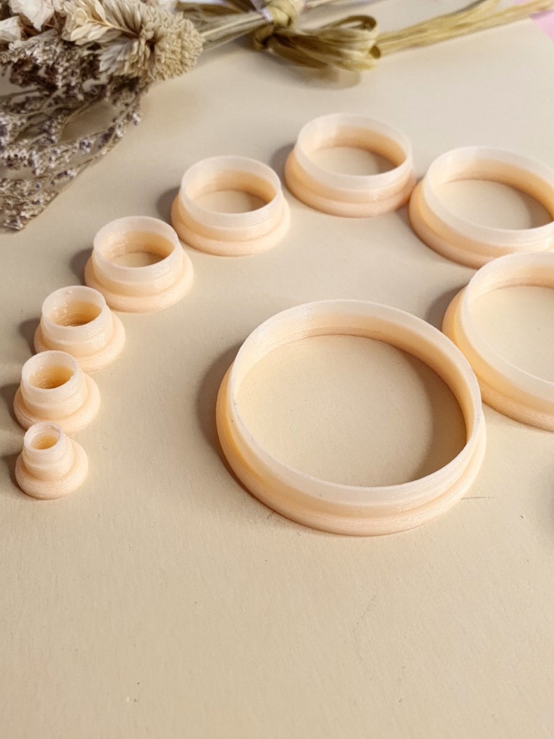 Circle Polymer Clay Cutter: Sharp Edge, Earring Jewelry Making - Etsy