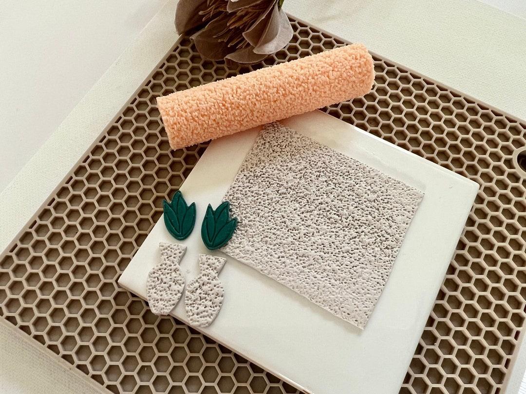 Sand Paper / Pumice Stone Texture Roller for Polymer Clay - Clay ...