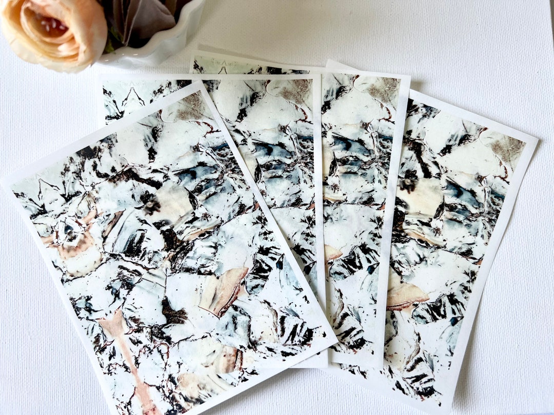 Marble Effect Transfer Sheets: Water Soluble Polymer Clay Image ...