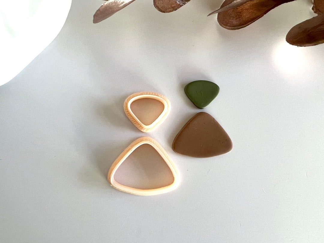 Set Polymer Clay Hazelnut Shape Cutter - Earring Jewelry Making ...