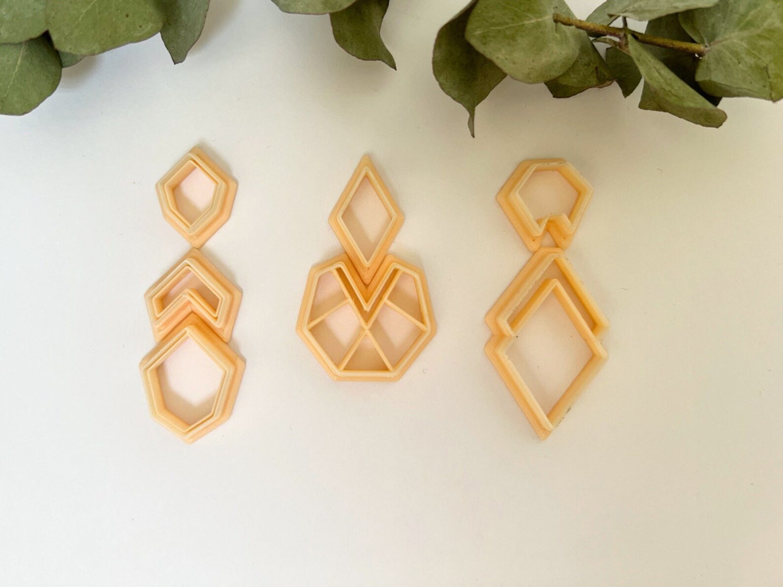 Polymer Clay Geometric Combo Deco Shape Clay Cutter - Etsy