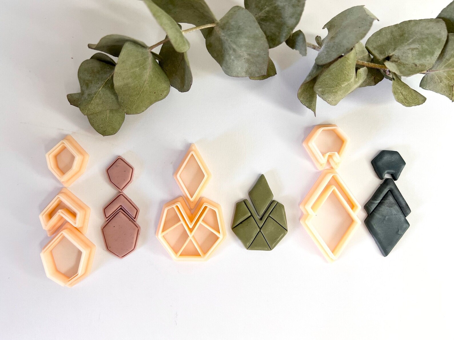 Polymer Clay Geometric Combo Deco Shape Clay Cutter - Etsy