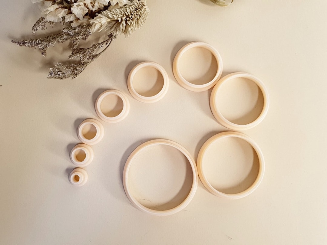 Circle Polymer Clay Cutter: Sharp Edge, Earring Jewelry Making - Etsy