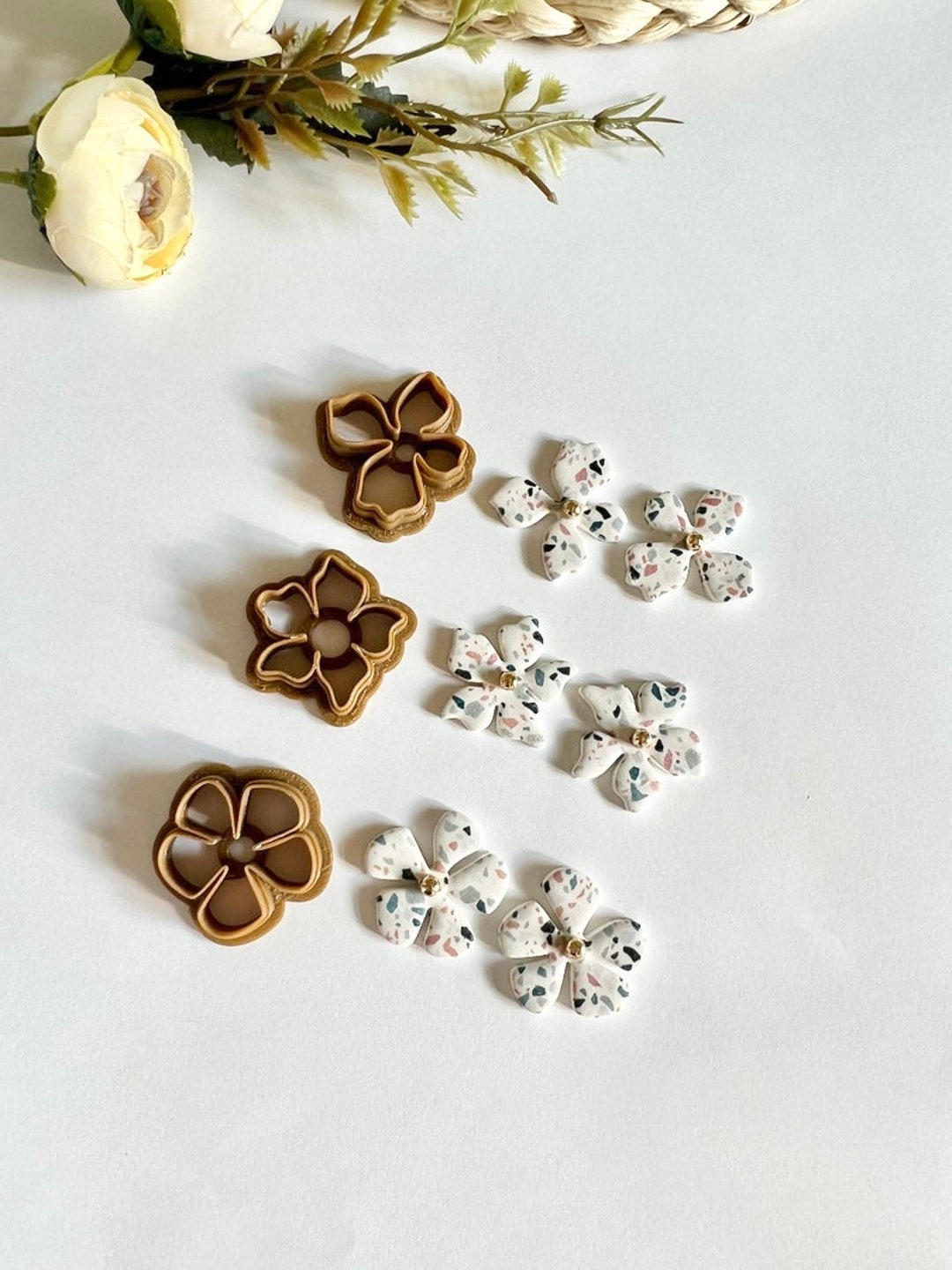 Flower Clay Cutter: Sharp Edge Polymer Clay Tool (30mm) - Etsy