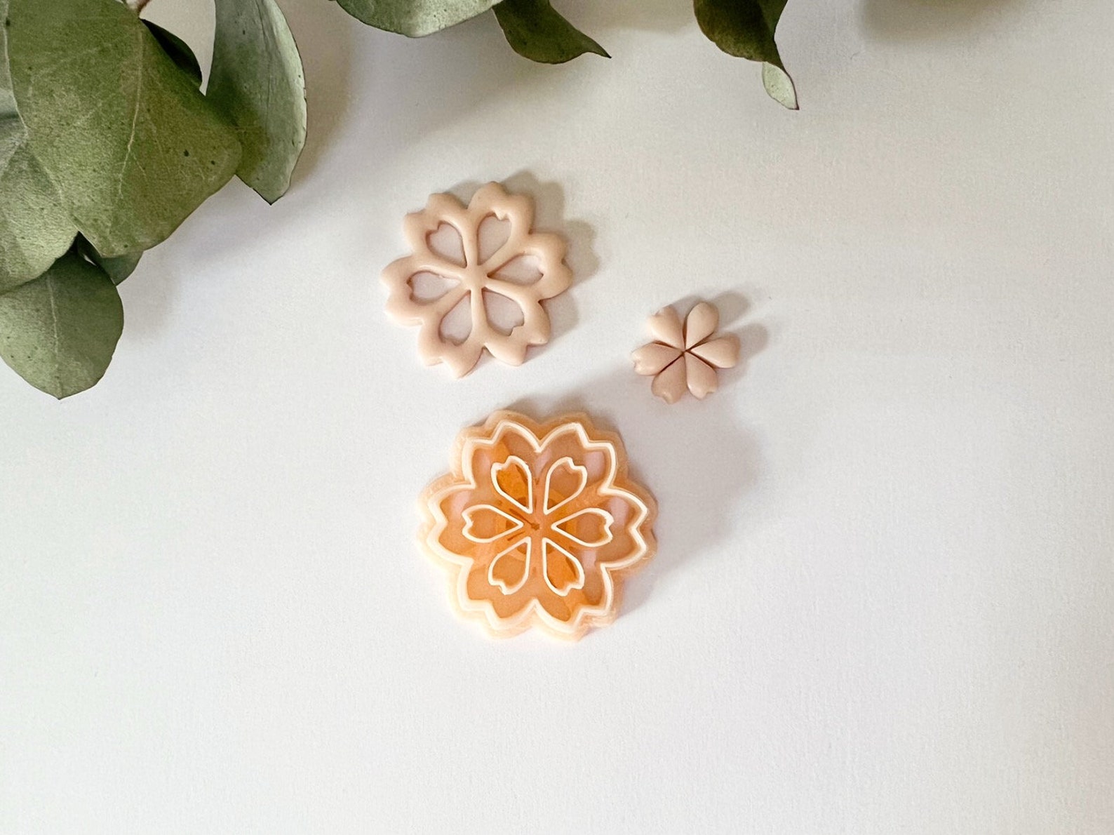 Cut Flower for Polymer Clay Art Flower Shape Cutter Earring Jewelry ...